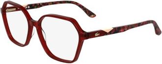 Lacoste L2988 N 615 TRASNPARENT RED 55/15/145 Lunettes pour femme