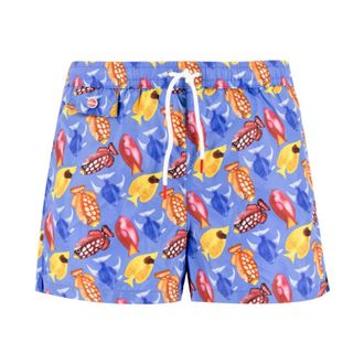 Kiton Badehose mit Abstraktem Muster - - Swimwear - Herren - Mehrfarbig - XL