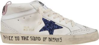 Golden Goose Femme, Chaussures, Blanc, Taille: 36 EU Mid Star Baskets