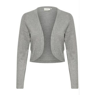 Kaffe Grau Melange Strickbolero - - Knitwear - Damen - Grau - M