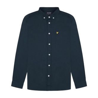 Lyle & Scott Klassisches Oxford-Hemd in Dunkelblau - - Shirts - Herren - Blau - S