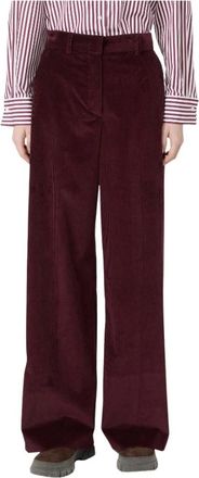Max Mara Weite Hosen - - Trousers - Damen - Rot - S