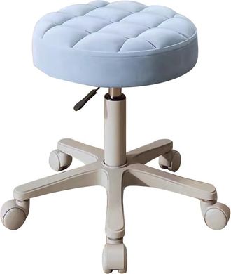 Generic Verstellbarer Drehstuhl mit Rollen, ergonomischer Schmink- und Friseurhocker f&uuml;r M&auml;dchen und Teenager, stilvoller Schminkstuhl f&uuml;r Schlafzimmer, Wohnz