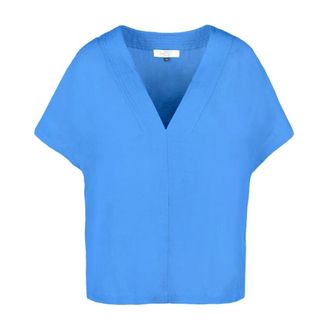 H&eacute;st Simone Top - - Blouses & Shirts - Damen - Blau - S