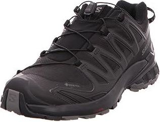 Salomon Homme XA Pro 3D V9 GTX Chaussure de Course, Noir/Fant&ocirc;me/&Eacute;tain, 48 EU