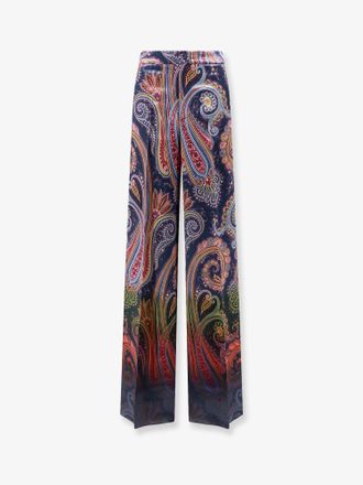 Etro Wide-leg trousers with paisley pattern - ETRO - gender_Woman