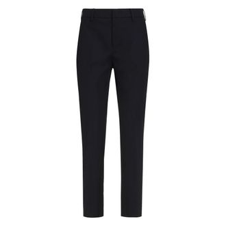 PT01 Pt01, Femme, Pantalons, Bleu, Taille: 44 FR Pantalon en Viscose Stretch