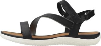 Geox Femme, Chaussures, Noir, Taille: 40 EU D Sandal Vega