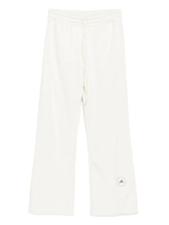 adidas by Stella McCartney pantalon de jogging en coton à lien de resserrage - Tons neutres