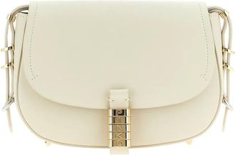 Pinko Schultertasche aus Leder - Wei&szlig;