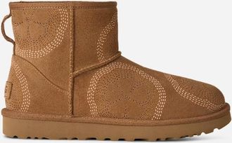 UGG Classic Mini Fleur für Damen in Brown, Größe Wildleder