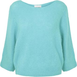 Americandreams Americandreams, Femme, Pulls, Vert, Taille: 38/40 FR Heidy Short Sleeve Pullover