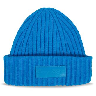 Tommy Hilfiger Mütze Tommy Hilfiger Tommy Twist Beanie AW0AW15325 Blau