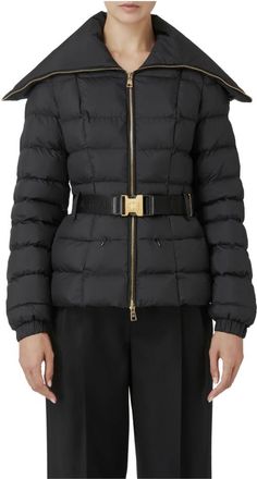 Elisabetta Franchi Femme, Vestes, Noir, Taille: 38 FR Veste Piumino &Eacute;l&eacute;gante pour Femmes