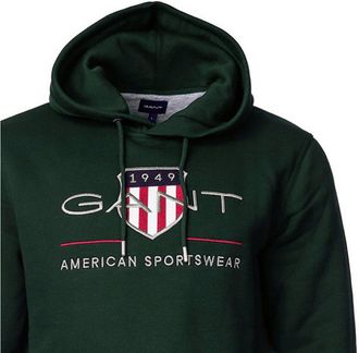 GANT Sweatshirt Herren Sweatshirt Baumwolle REGULAR ARCHIVE SHIELD HOODIE
