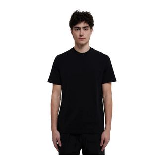 Jil Sander Homme, Tops, Noir, Taille: L T-Shirt Noir en Coton