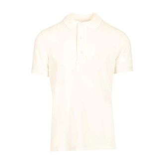 Tom Ford Homme, Tops, Blanc, Taille: L Polo Piqu&eacute;