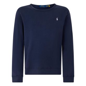 Polo Ralph Lauren Homme, Sweatshirts et sweats &agrave; capuche, Bleu, Taille: M SweaT-shirt en m&eacute;lange de coton et de polyester