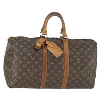 Louis Vuitton Sac Week-end en Toile Pre-owned - Femme - Pre-owned - Brun - Taille: ONE Size