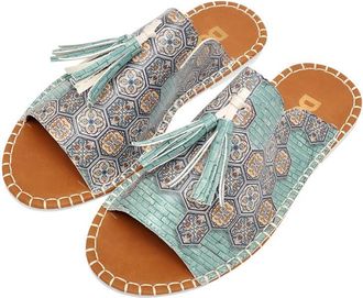 Dogo Damen Kiefer Sandalen, Mehrfarbig, 39 EU