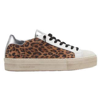 P448 Leopard/Silber Sneaker - - Shoes - Damen - Mehrfarbig - 37 EU