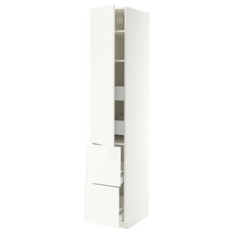 IKEA METOD / MAXIMERA Hochschr. B&ouml;d/4 Schubl./T&uuml;r/2 Fro