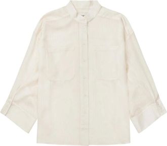 Munthe Femme, Blouses et Chemises, Blanc, Taille: 42 FR Fortunato Top