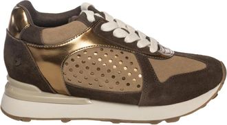Gioseppo Baskets compens&eacute;es en cuir - Femme - Chaussures - Brun - Taille: 40 EU