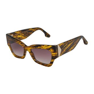 Victoria Beckham Angular Geometric Acetat Sonnenbrille - - Accessories - Damen - Mehrfarbig - ONE SIZE