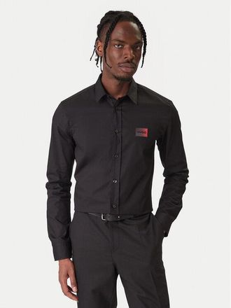HUGO BOSS Hemd Emero 50555786 Schwarz Regular Fit