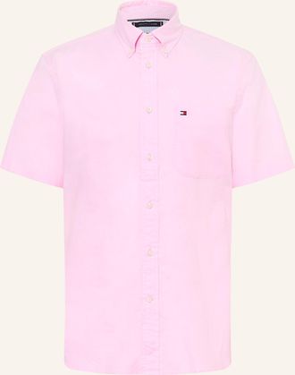 Tommy Hilfiger Kurzarm-Hemd Regular Fit rosa