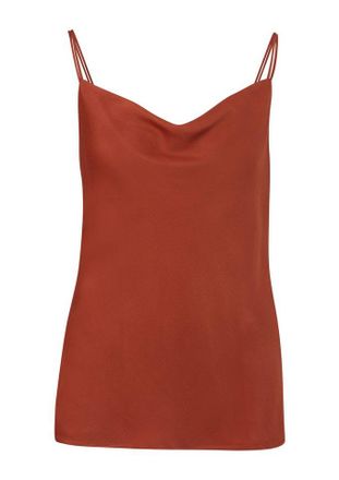 s.Oliver Blusentop Bluse Satin-Top aus Viskose