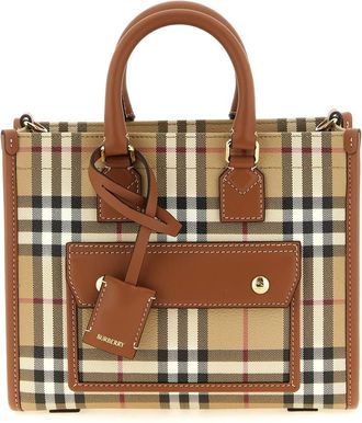 Burberry Femme, Sacs, Multicolore, Taille: ONE Size Freya Mini Shopping Bag