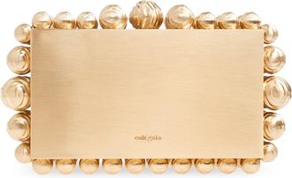 Cult Gaia Femme, Sacs, Jaune, Taille: ONE Size Eos Metal Clutch