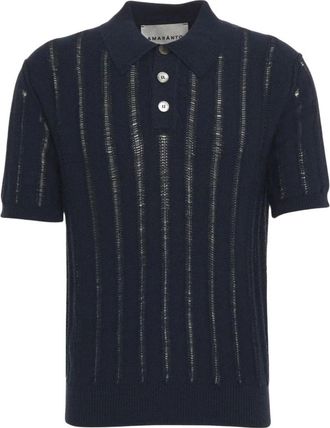 Amaranto Amar&aacute;nto, Homme, Tops, Bleu, Taille: M Polo en coton