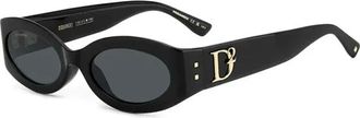 Dsquared2 Femme, Accessoires, Noir, Taille: 54 MM Lunettes de soleil