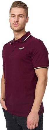 Lonsdale Lion Polo Homme, Oxblood, XL