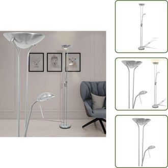 vidaXL Lampadaire &agrave; led &agrave; &eacute;clairage r&eacute;glable 23 w - Lampadaire Moderne - Lampadaire Led - &Eacute;clairage Int&eacute;rieur - Luminaire Salon - Lampes De Chevet