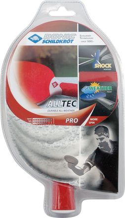 Donic-Schildkröt Outdoor Tischtennisschläger Alltec Pro, Kunststoffschläger, wetterfest robust abwaschbar, 733013