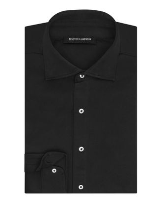 Trusted Handwork Leichtes Jerseyhemd aus softer Pima Baumwolle in