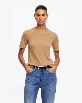 Arket Oberteil Aus Reinem Kaschmir -Beige
