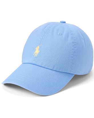 Ralph Lauren Cap aus Baumwoll-Twill mit Pony-Stickerei in