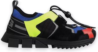Dolce & Gabbana Mehrfarbige Mesh Sorrento Trekking Sneakers Schuhe