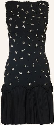 Sandro Sandro Kleid Mit Schmuckperlen Und Schmucksteinen schwarz