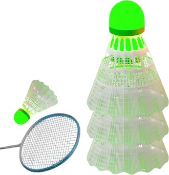 Generic Badminton, Set mit 3 St&uuml;ck, robust, LED, f&uuml;r Badminton, f&uuml;r den Au&szlig;enbereich, Garten, Familie, Erwachsene, Kinder