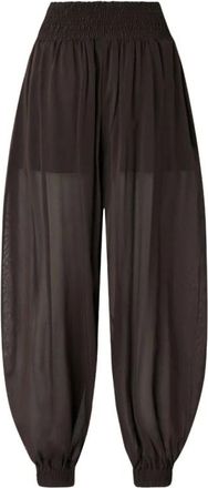 Pinko Pinko, Femme, Pantalons, Brun, Taille: 40 FR Bore Wide Pantalons