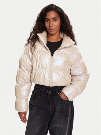 adidas Winterjacke Essentials Glossy 2-In-1 JX2985 Beige Loose Fit