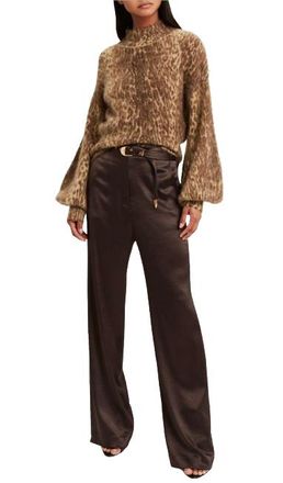 Zimmermann Leopard Print Mohair Jumper Size XS