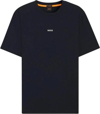 HUGO BOSS Homme, Tops, Bleu, Taille: XL T-shirt ras du cou