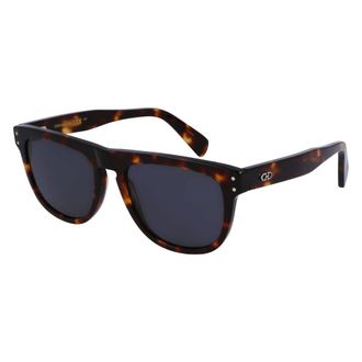 Ferragamo Braune Acetat-Sonnenbrille
